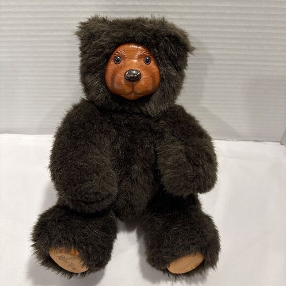 Robert Raikes | Toys | Vintage Robert Raikes Woody Bear 2 Wood Face ...